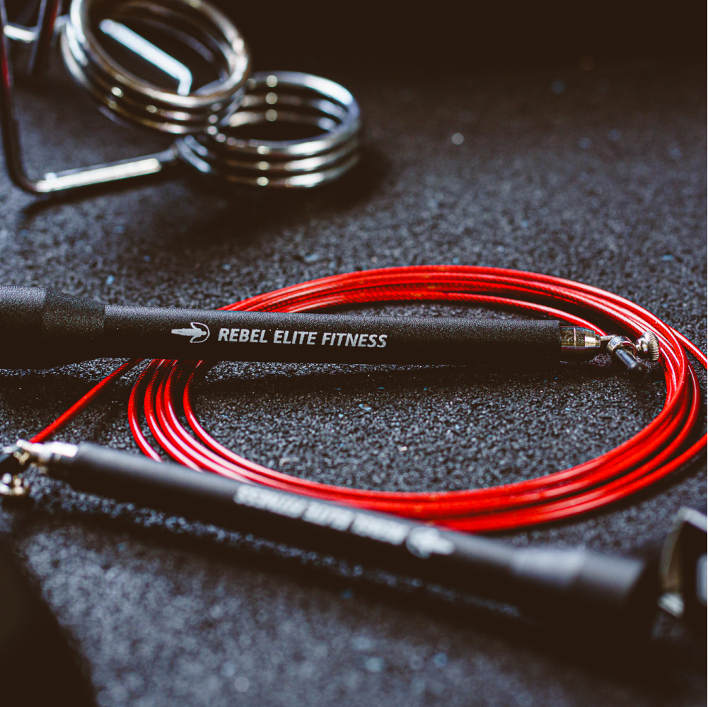 REBEL Double Under Jump Rope with Red Cable - REBEL Store